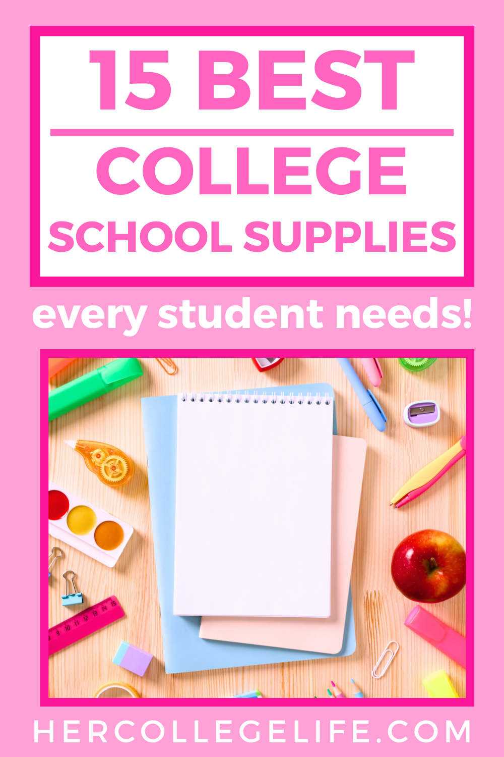 15 Most Important College School Supplies Every Student Needs - Her ...